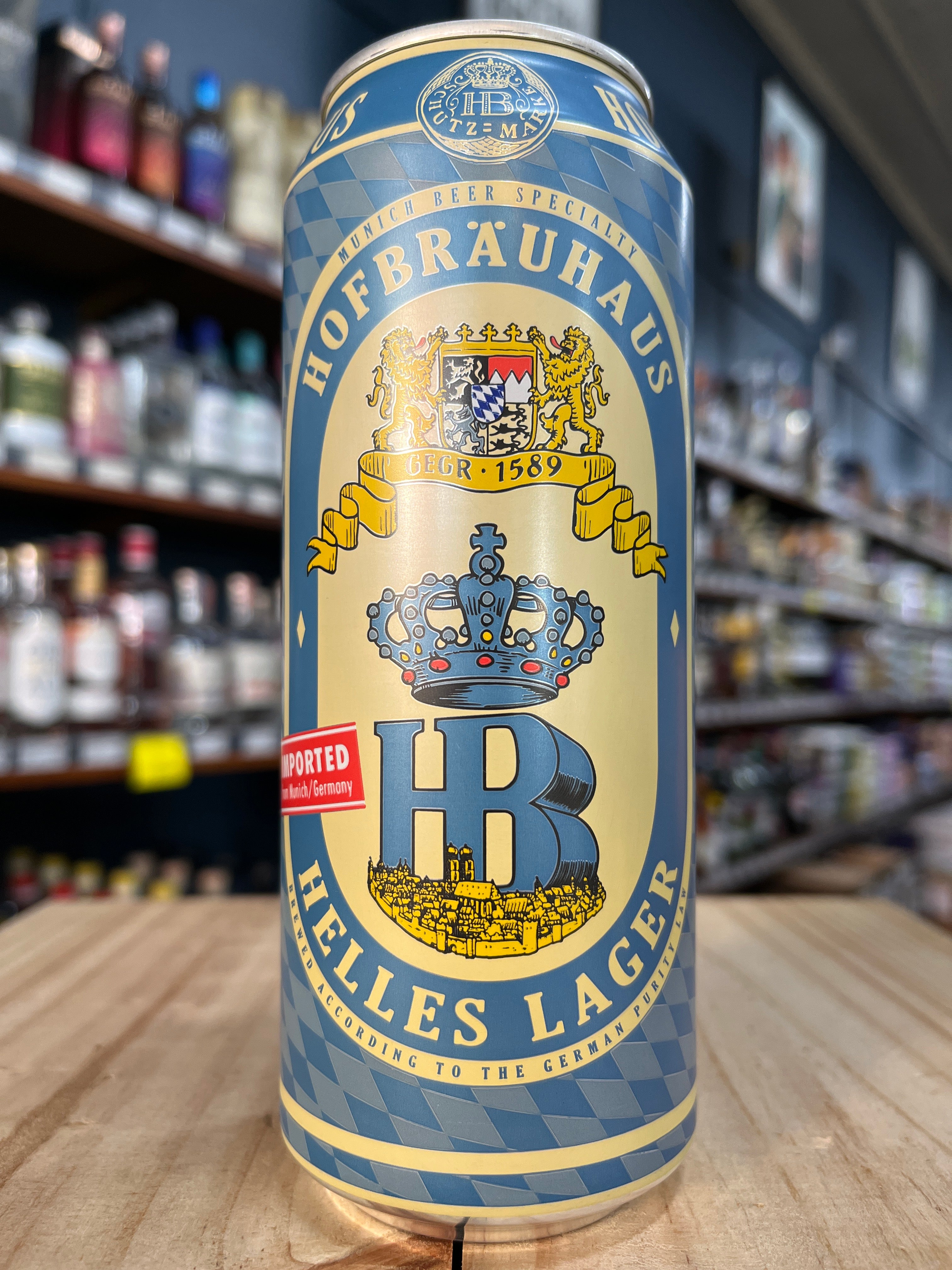 Hofbrau Helles Lager 500ml Can – Purvis Beer
