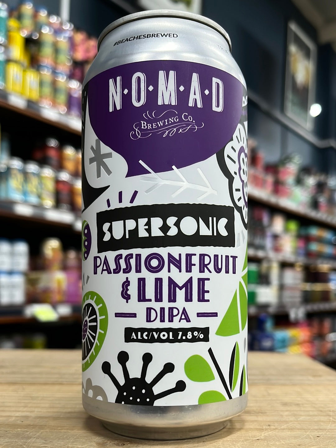 Nomad Supersonic Passionfruit & Lime DIPA 440ml Can – Purvis Beer