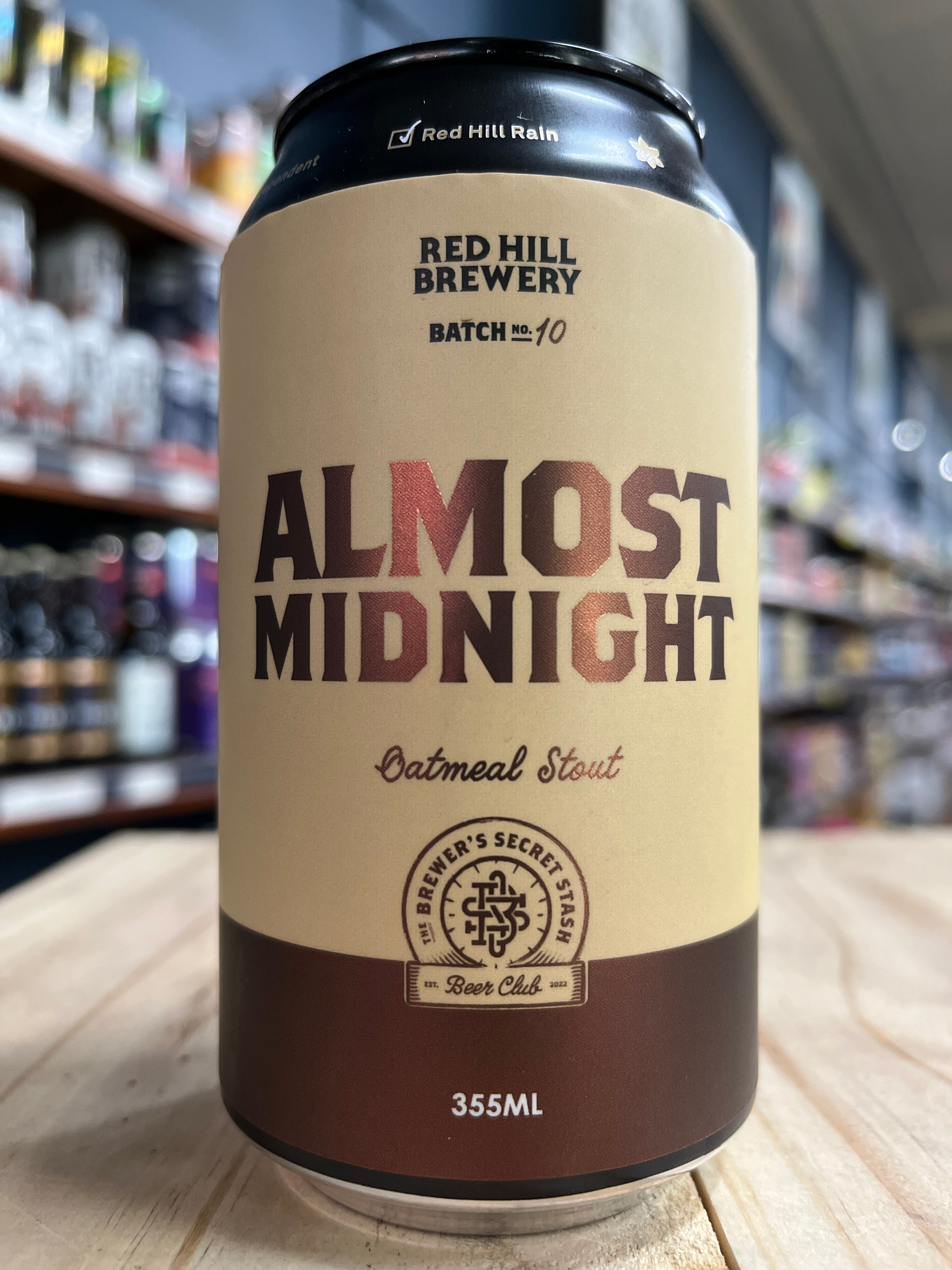 Red Hill Almost Midnight Oatmeal Stout 355ml Can – Purvis Beer