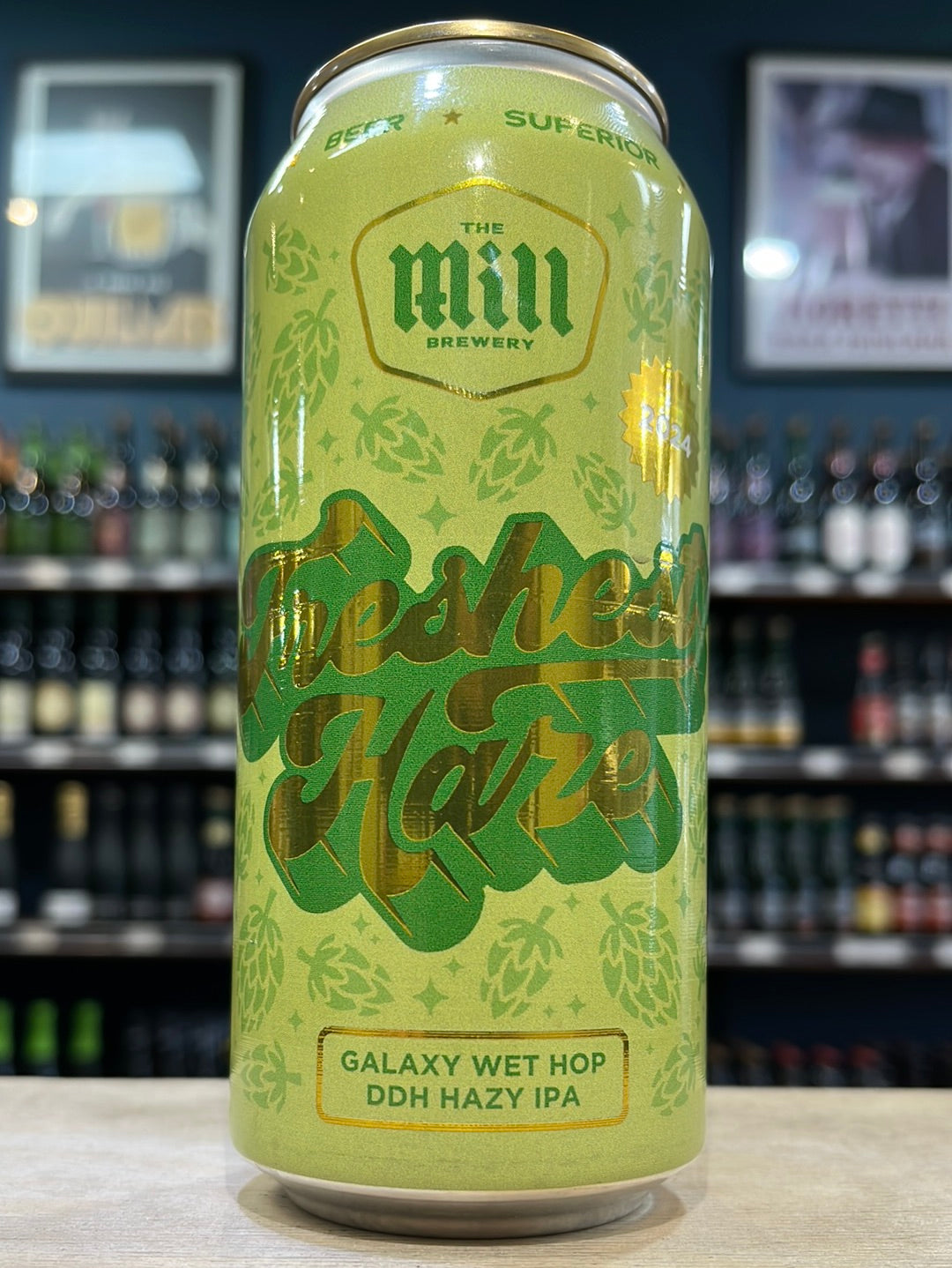 The Mill Freshest Haze Galaxy Wet Hop DDH Hazy IPA 440ml Can – Purvis Beer