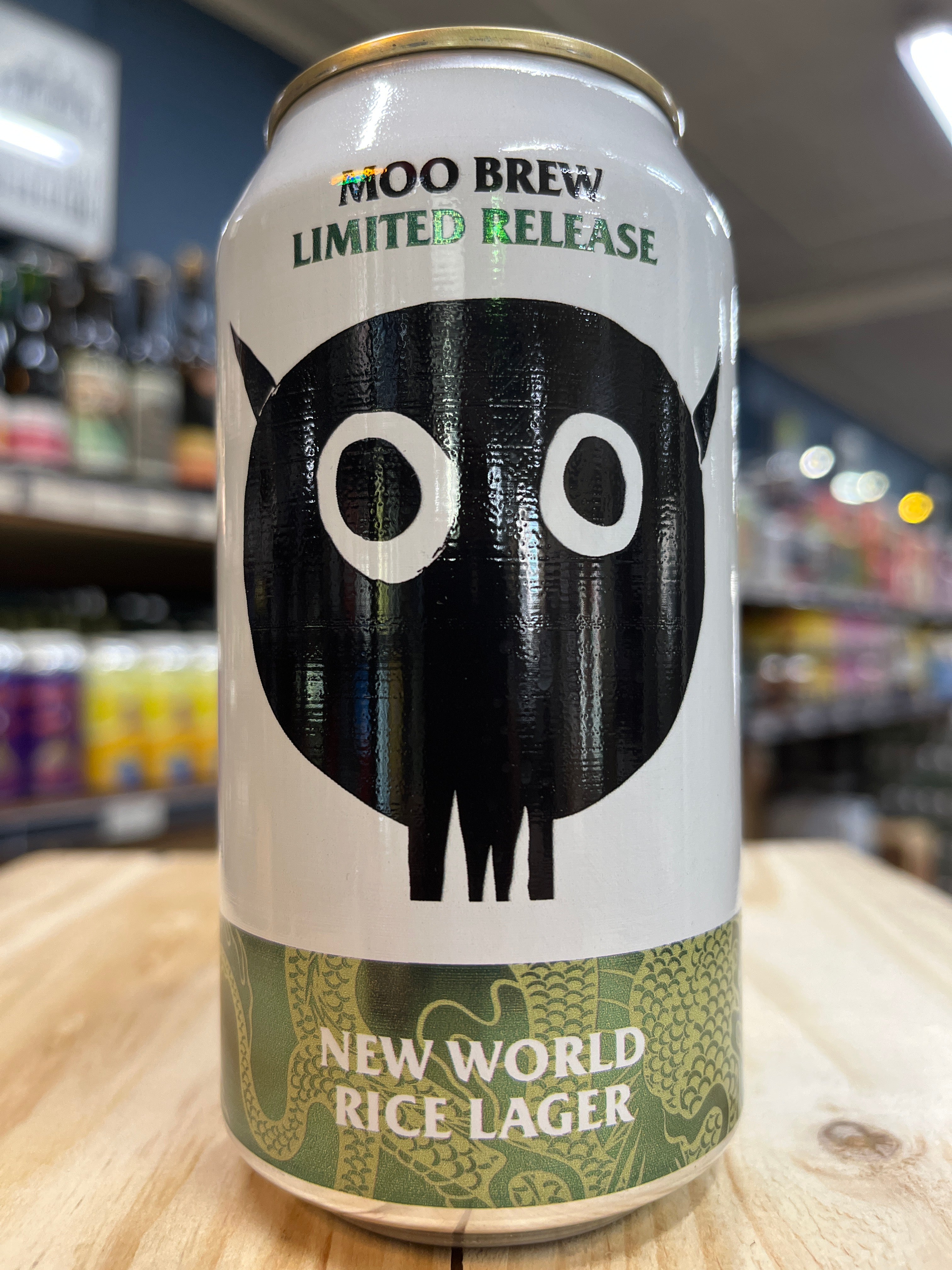 Moo Brew New World Rice Lager 375ml Can – Purvis Beer