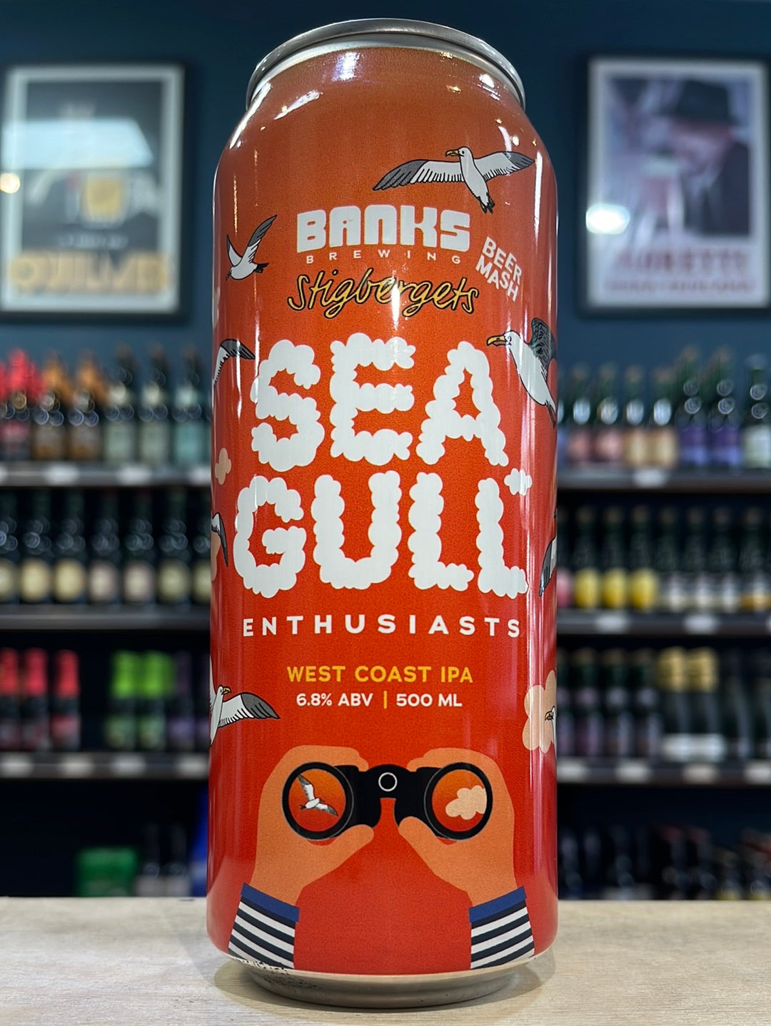 Banks Seagull Enthusiasts West Coast IPA 500ml Can – Purvis Beer