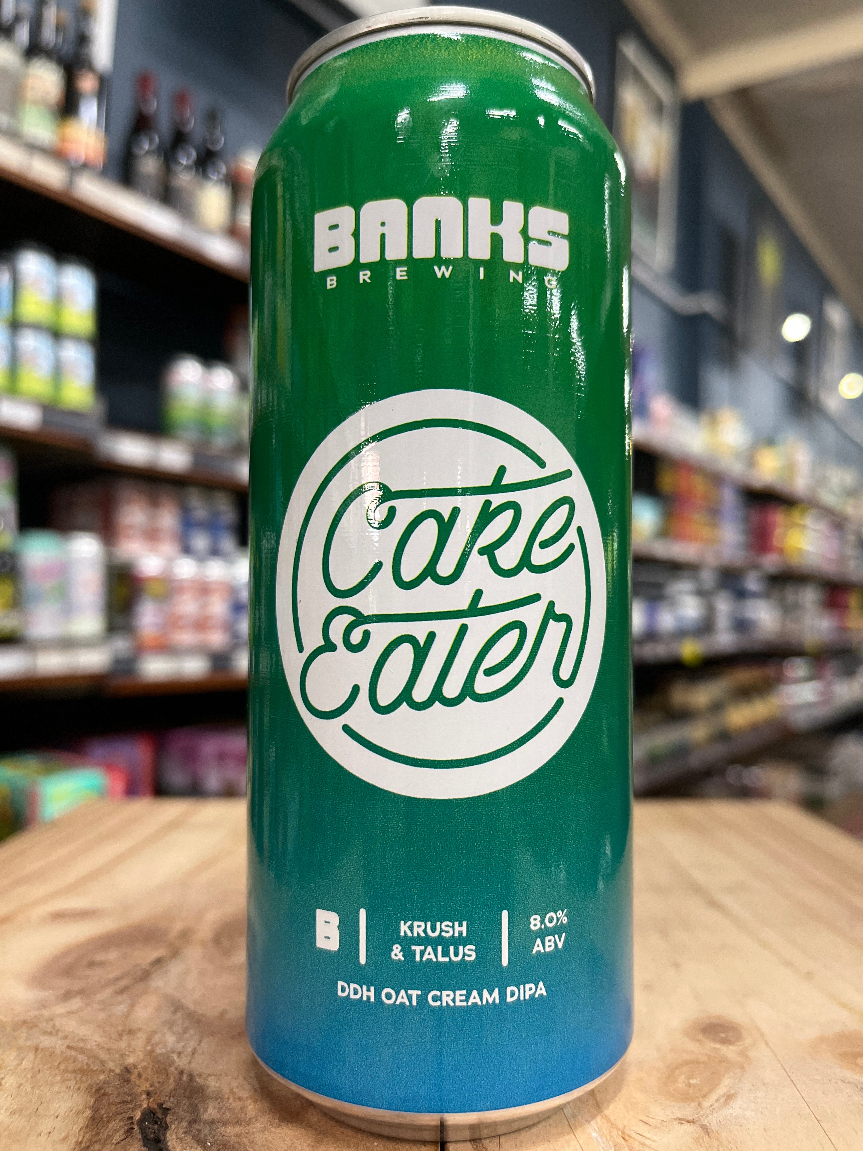 Banks Cake Eater Krush & Talus DDH Oat Cream DIPA 500ml Can – Purvis Beer