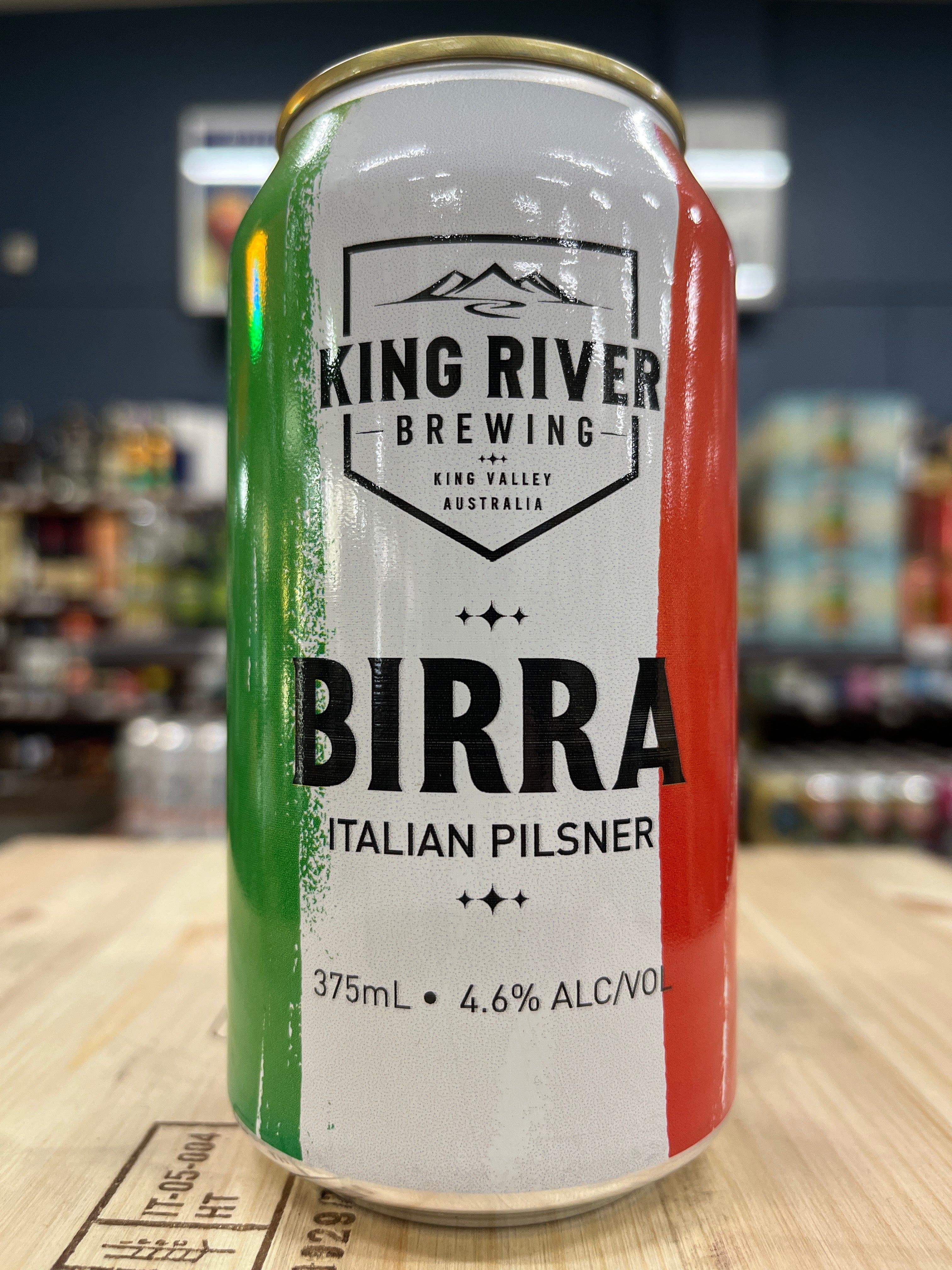 King River Birra Italian Pilsner 375ml Can – Purvis Beer