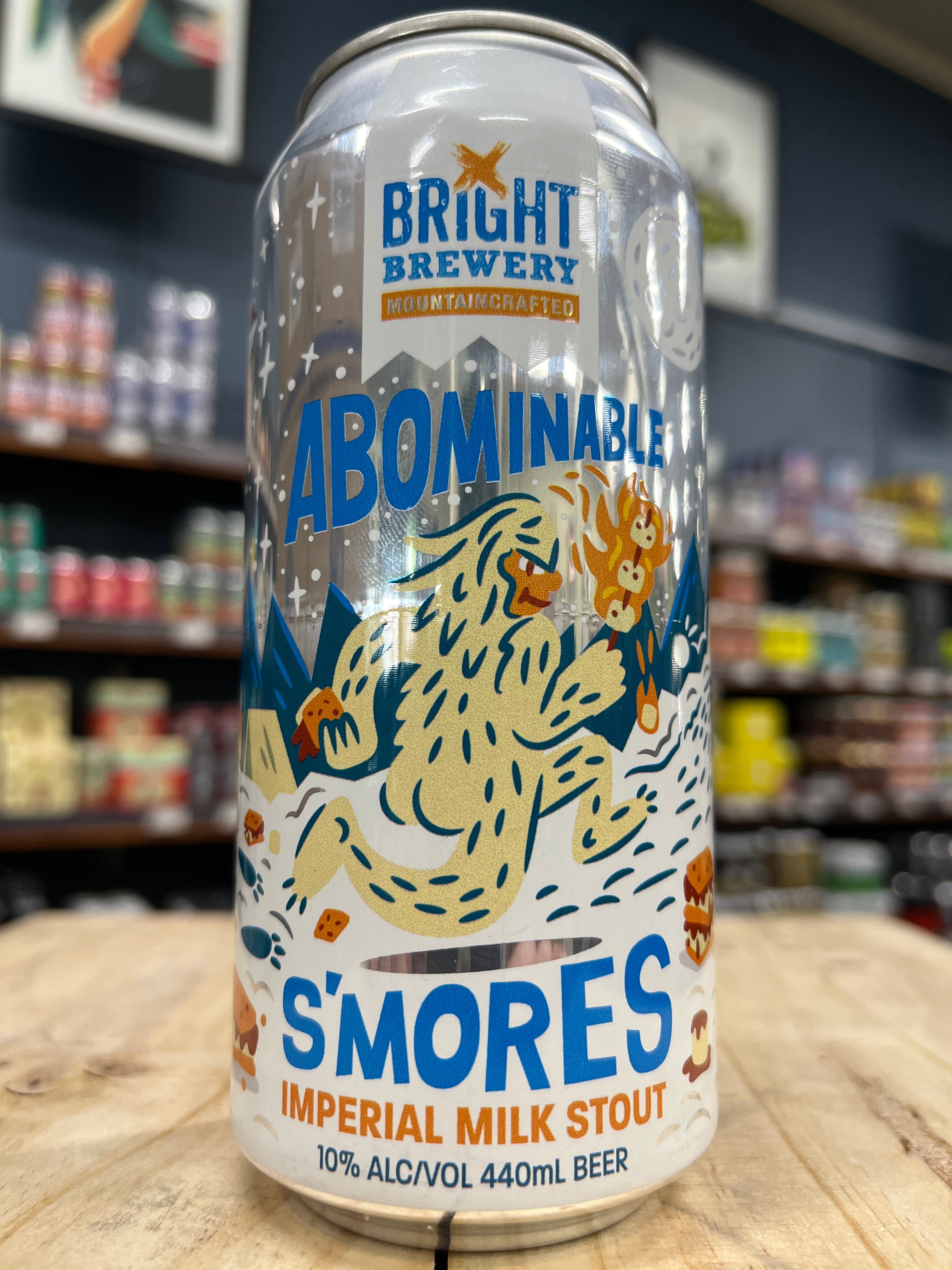 Bright Abominable S'Mores Imperial Milk Stout 440ml Can – Purvis Beer