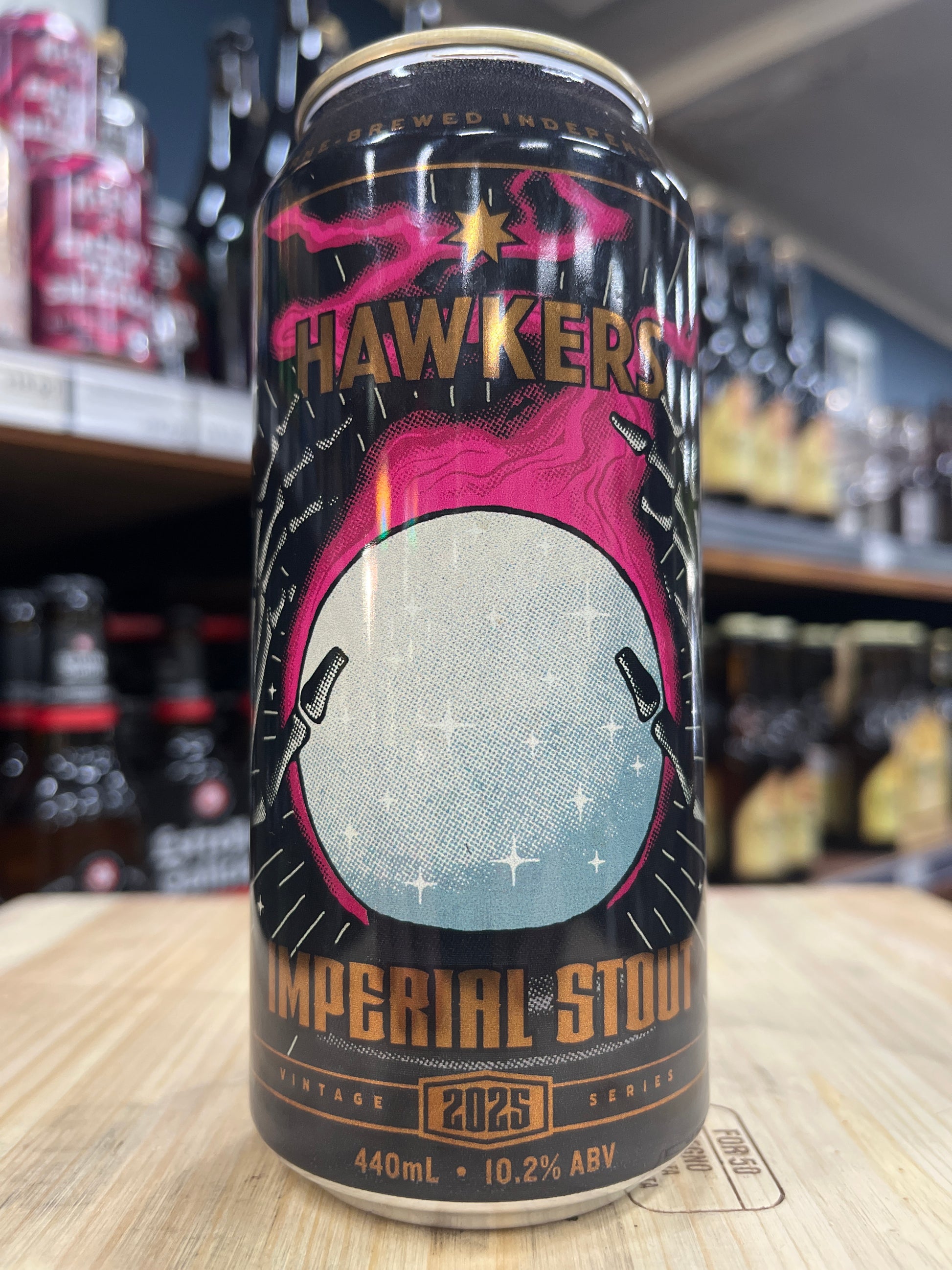 Hawkers Imperial Stout 2025 440ml Can – Purvis Beer