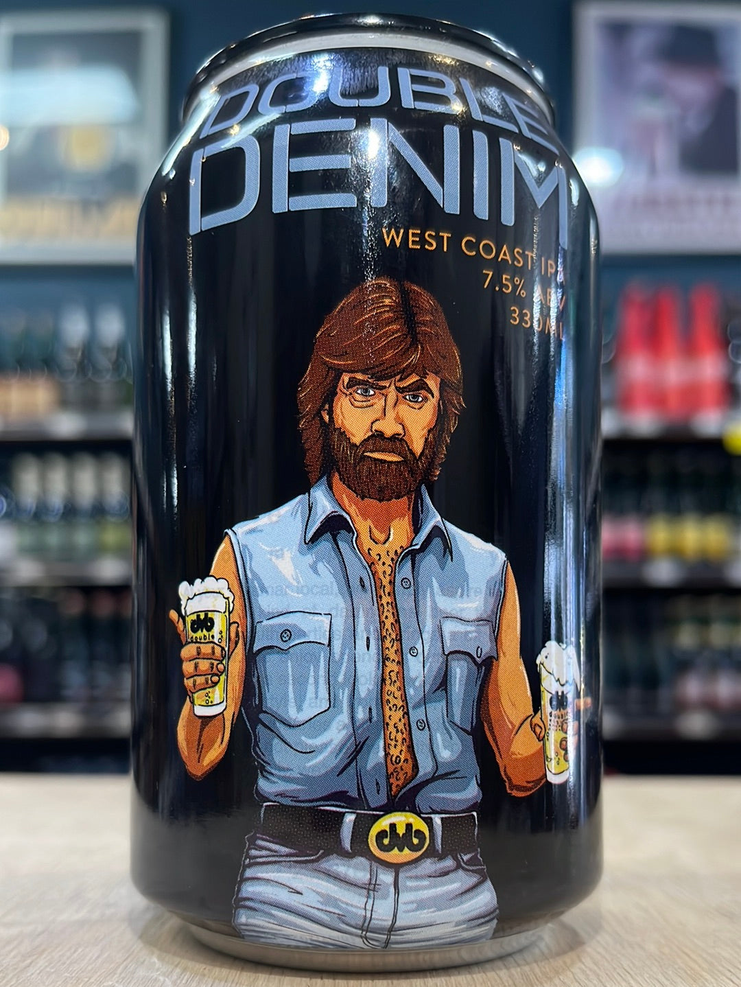 Double Vision Double Denim West Coast IPA 330ml Can – Purvis Beer