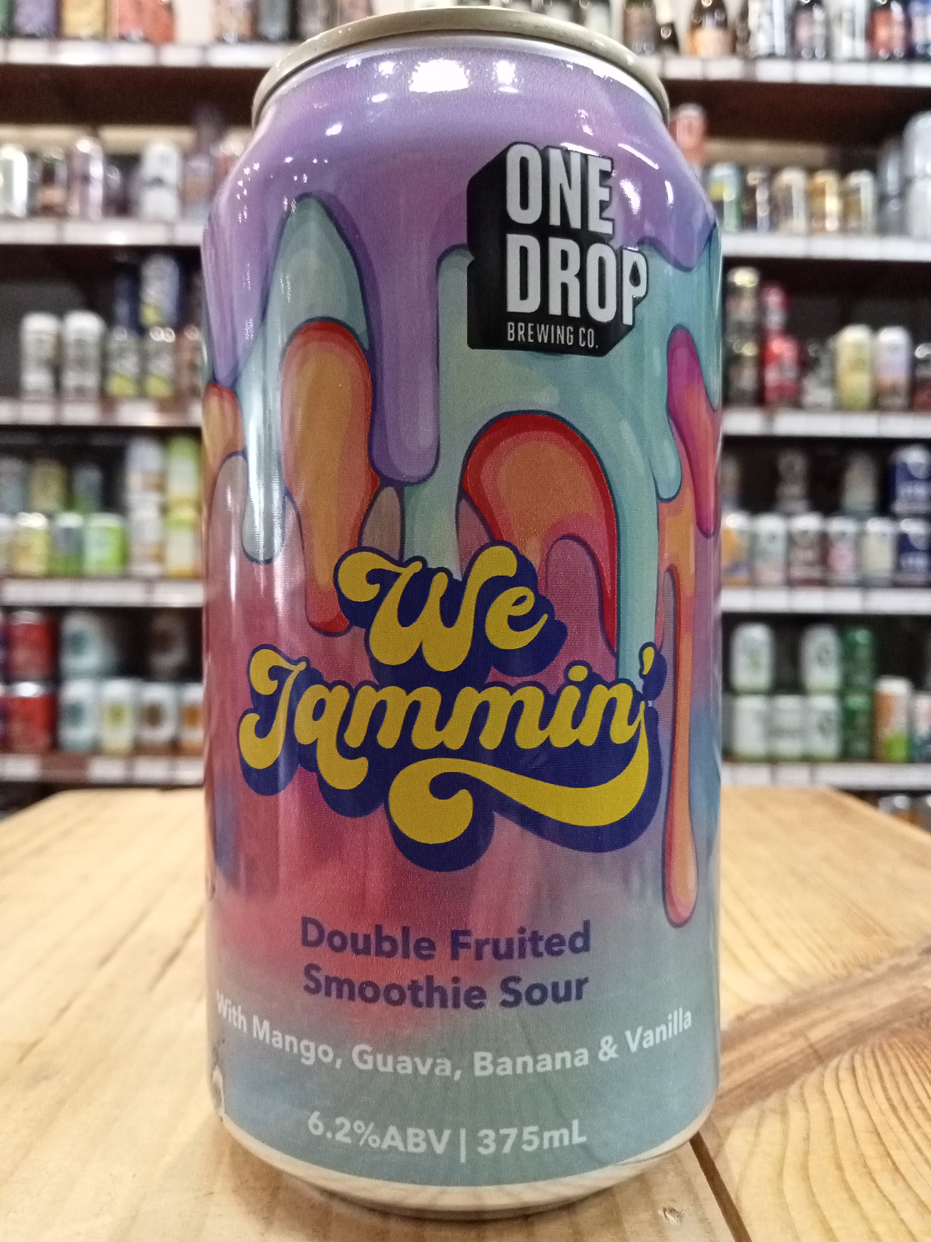 One Drop We Jammin' Double Fruited Smoothie Sour 375ml Can – Purvis Beer