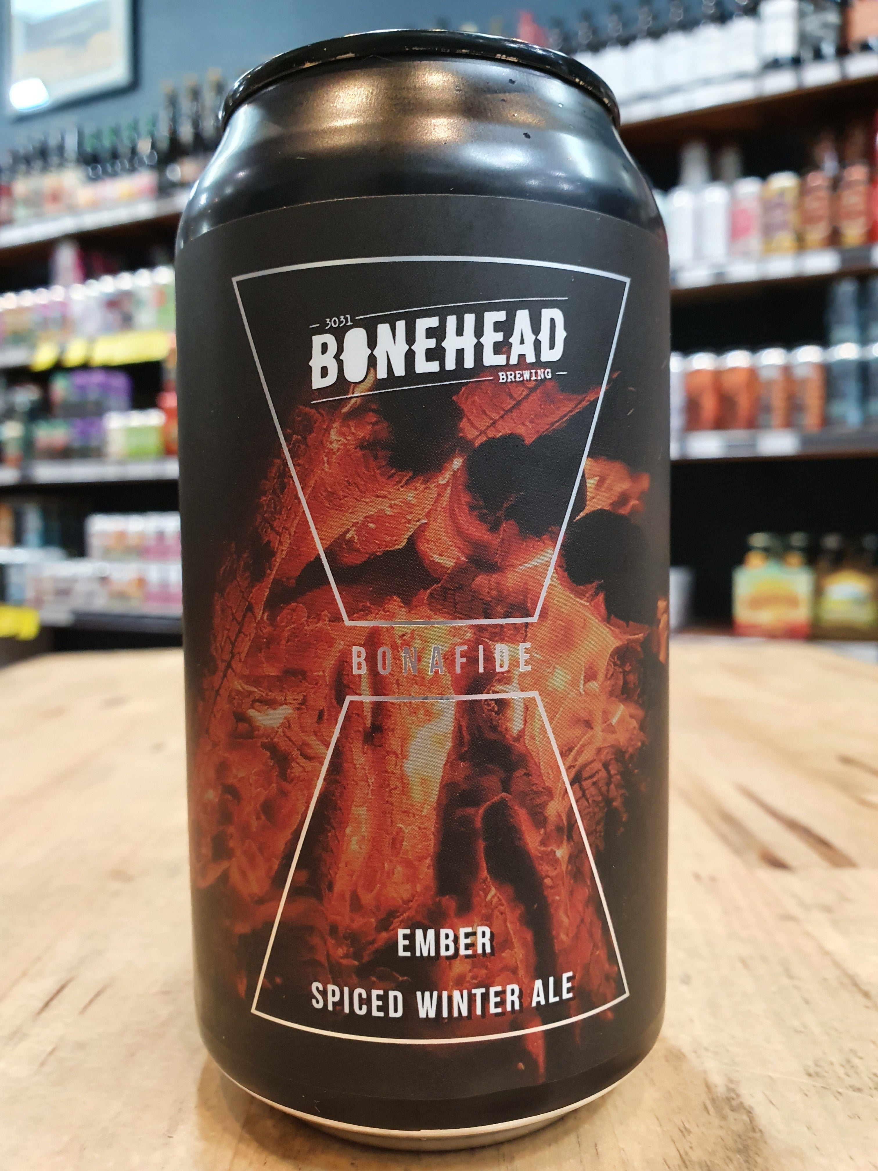 Bonehead Ember Spiced Winter Ale 375ml Can – Purvis Beer