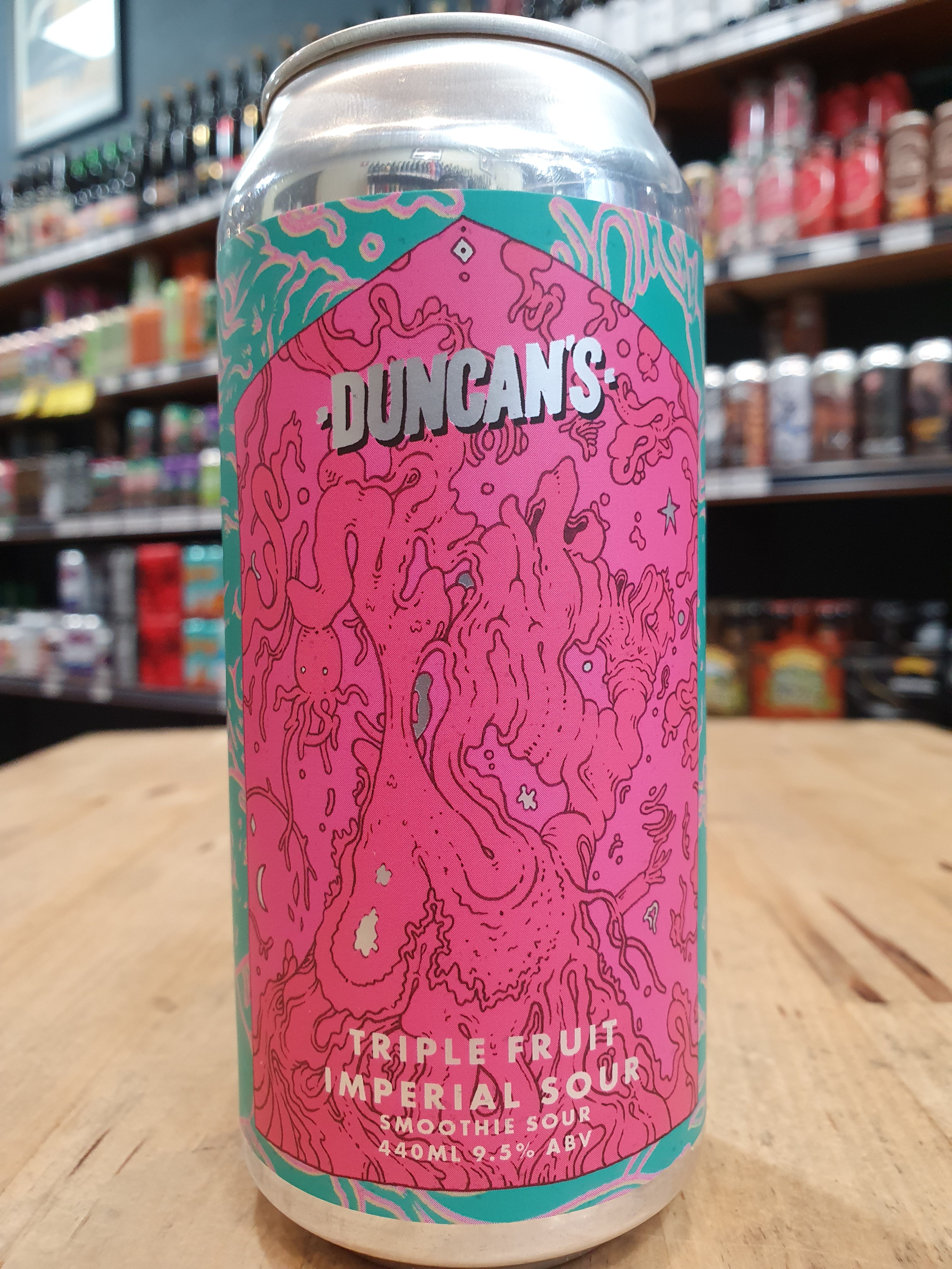 Duncan's Triple Fruit Imperial Sour 440ml Can – Purvis Beer
