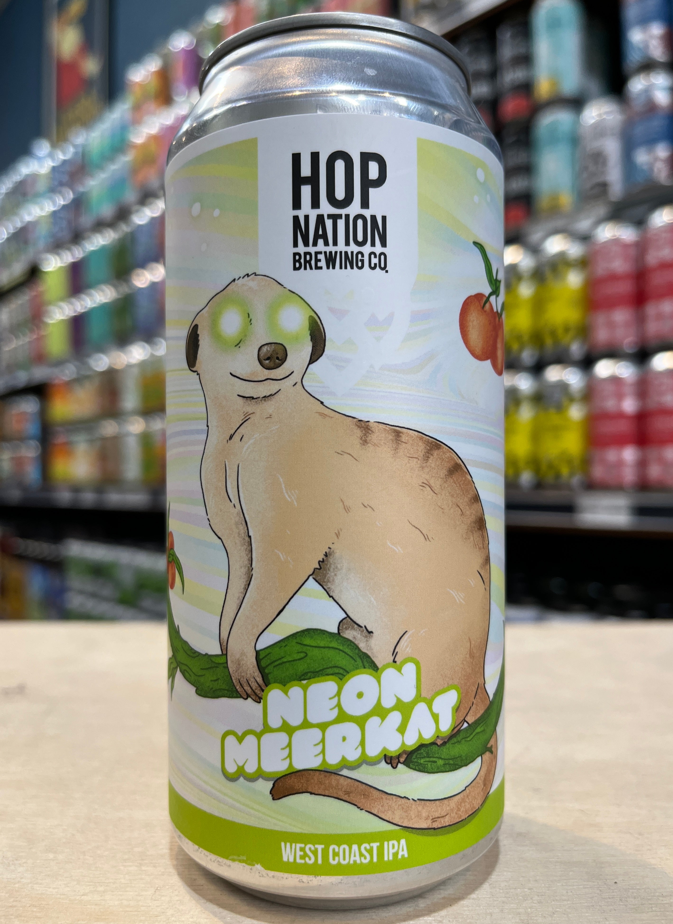 Hop Nation Neon Meerkat West Coast IPA 440ml Can – Purvis Beer