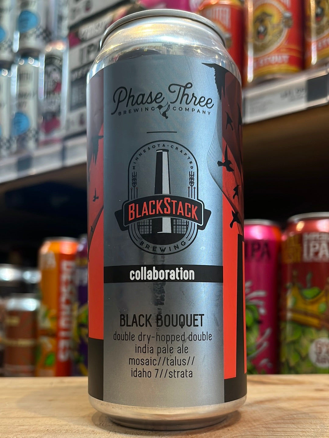 Phase Three Black Bouquet Imperial Hazy IPA 473ml Can – Purvis Beer