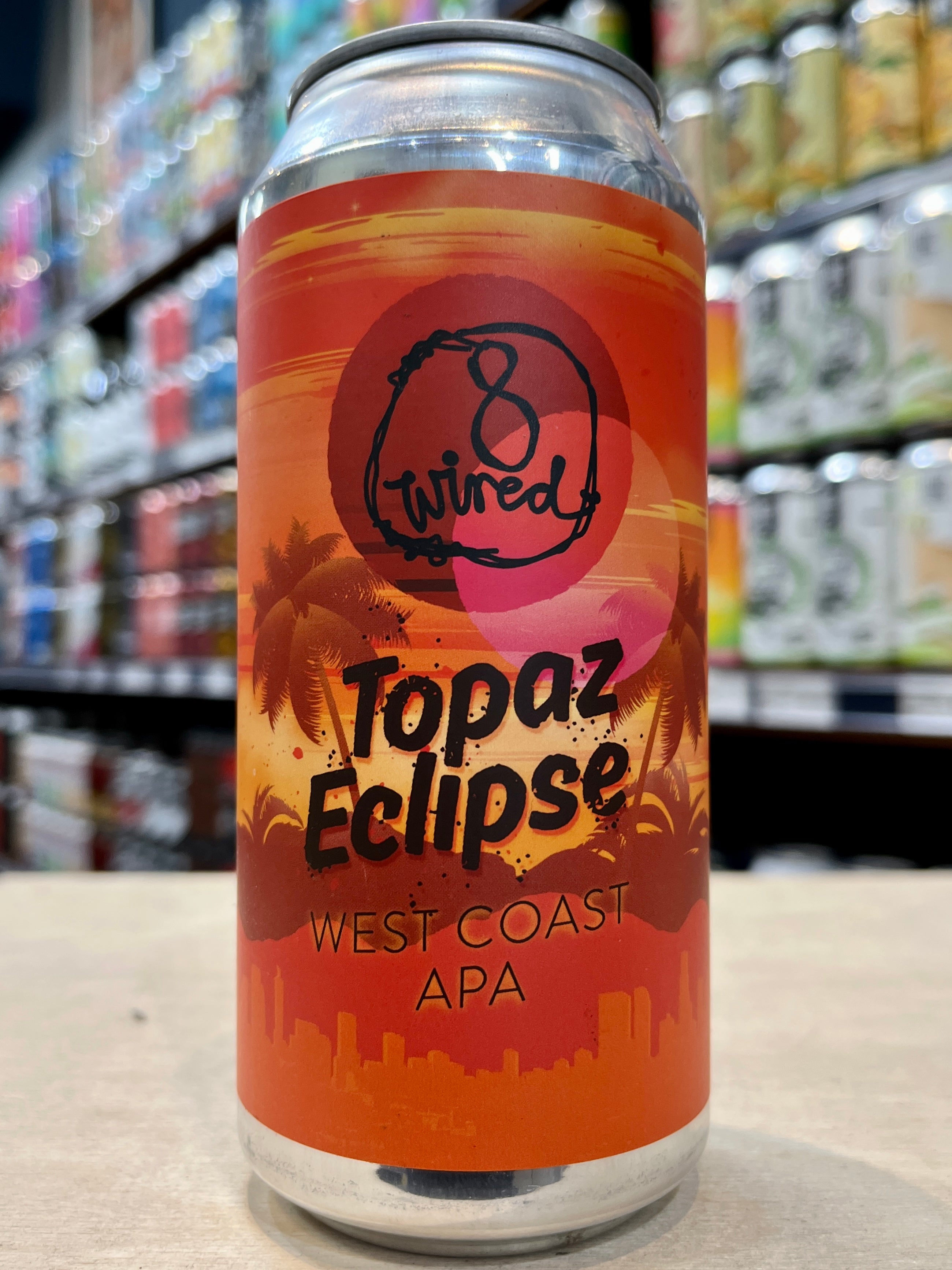 8 Wired Topaz Eclipse West Coast APA 440ml Can – Purvis Beer