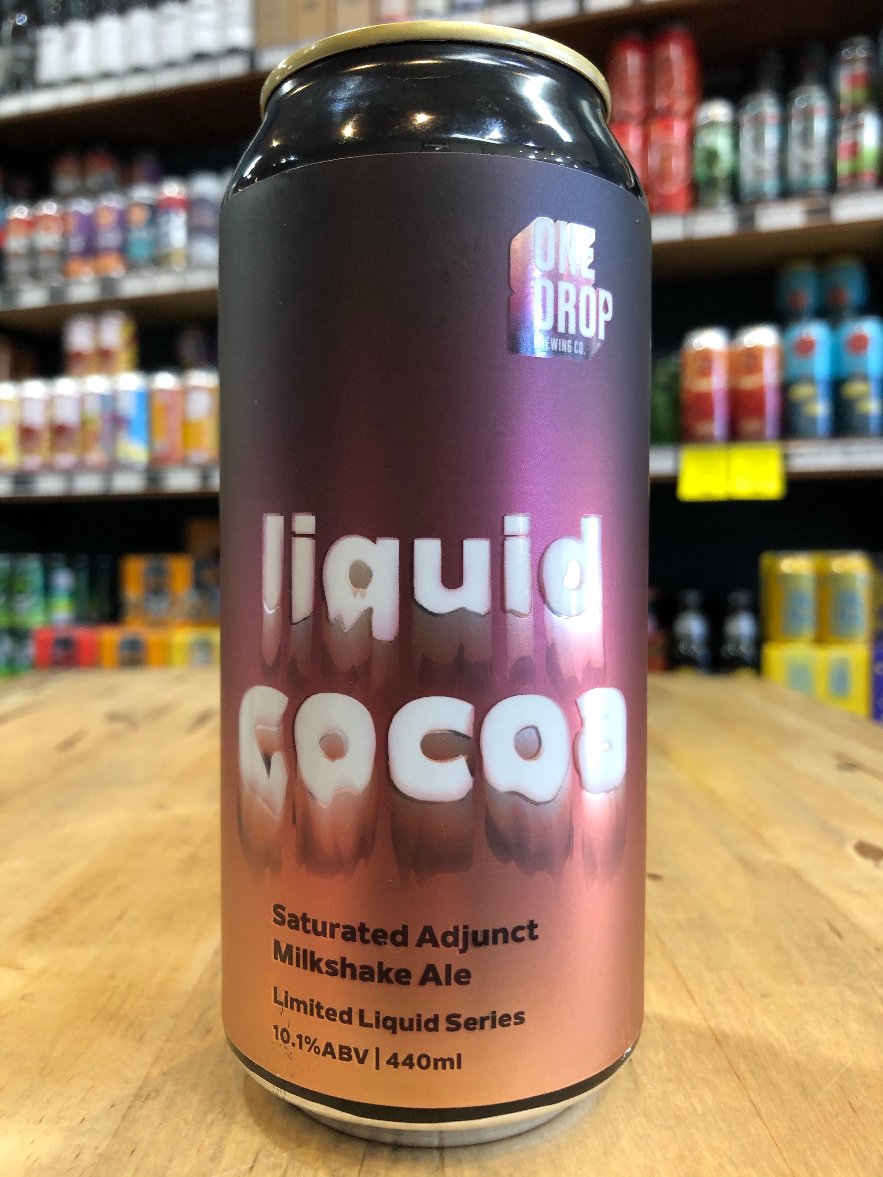 One Drop Liquid Cocoa 440ml Can – Purvis Beer